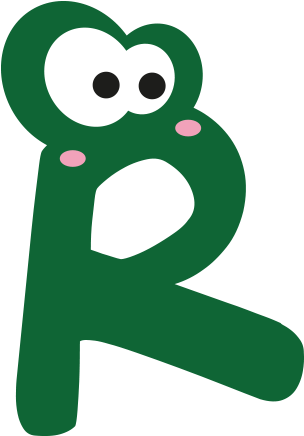 R Wall Adhesive Letters For Kids Rooms - Sign - Full Size PNG Clipart ...