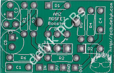 Amz Mosfet Booster Pcb - Mosfet Audio Boost Pcb - (458x458) Png Clipart ...
