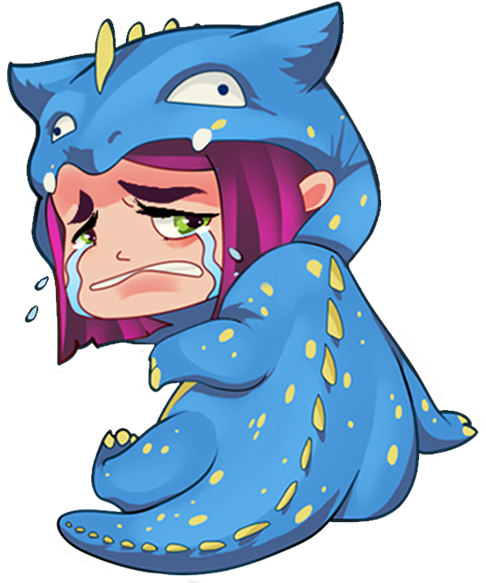 Haley Rawwrrr Messages Sticker-10 - Cartoon - (618x618) Png Clipart ...