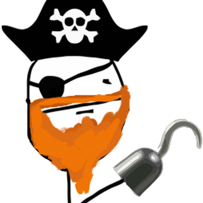 Redbeard Rum - Pirate Poker Face Meme - (400x400) Png Clipart Download