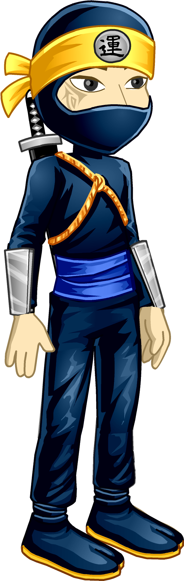 Bash - Cartoon - (1000x2250) Png Clipart Download