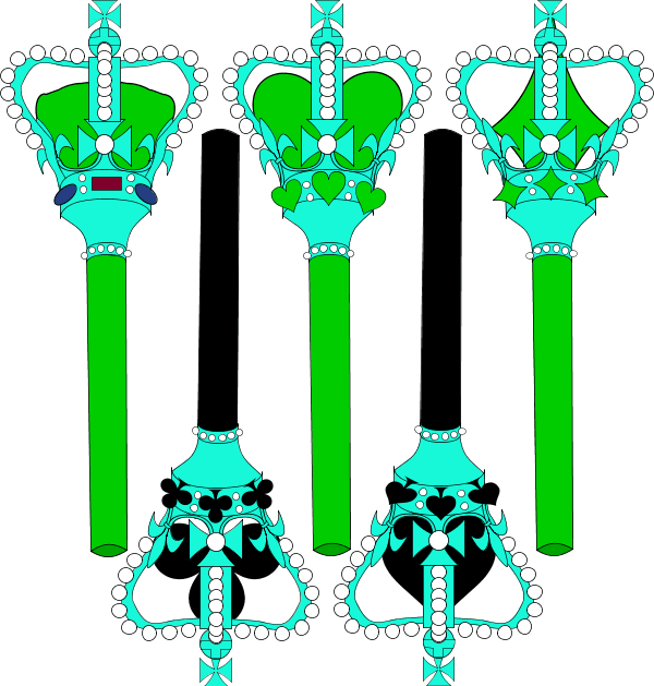 Crown Clip Art - Tongkat Raja Vector - (600x629) Png Clipart Download