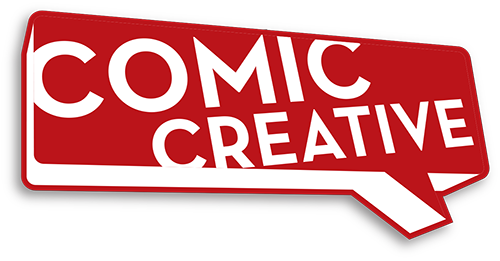 Comic Logo Design - (500x261) Png Clipart Download
