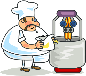 Chef Animated Gif - (400x400) Png Clipart Download
