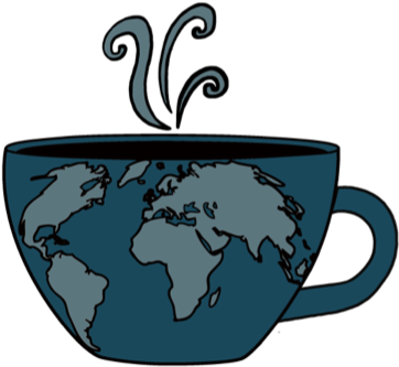 World Cafe Png - (380x345) Png Clipart Download
