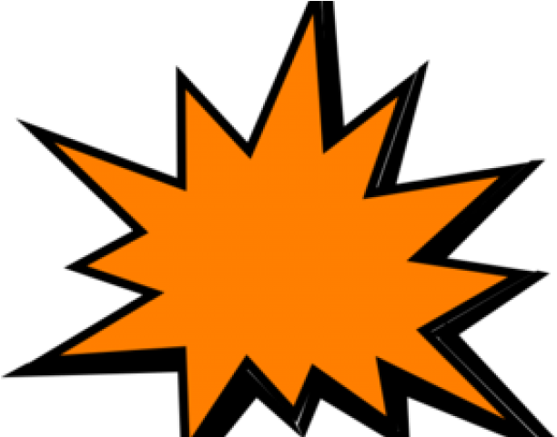 Comics Clipart Pow - Comic Book Star Thing - (640x480) Png Clipart Download