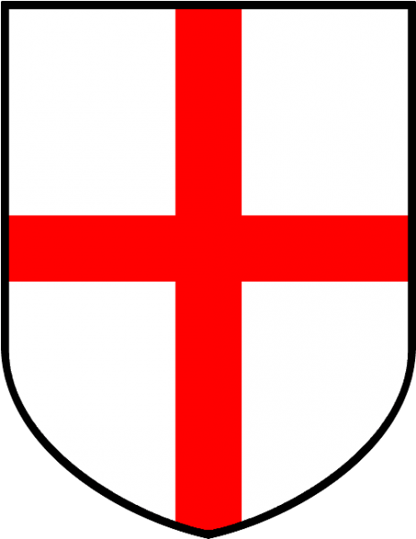 Republic Of Genoa - Coat Of Arms Saint George Cross - (600x600) Png ...