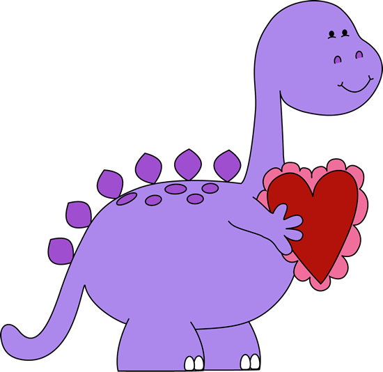 Valentineu0026#39s Day Dinosaur Clip Art - Valentines Day Clip Art Dino ...