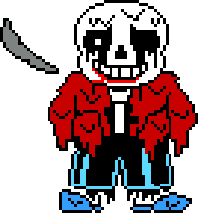 Me As Sans, Defeated Sprite - Undertale (skull) Tablet - Ipad 2nd, 3rd ...