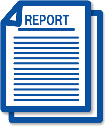 Reporting - Report Icon Gif - (416x465) Png Clipart Download