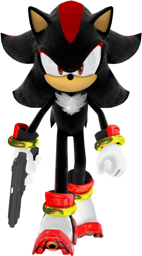 Shadow The Hedgehog - Shadow The Hedgehog 3d Model - Full Size PNG ...
