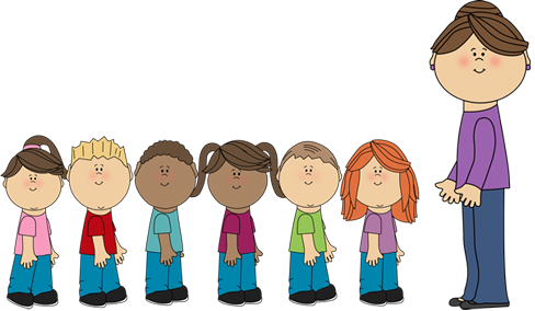 Pin Preschool Clip Art Free For Teachers - Walking In Line Clipart ...