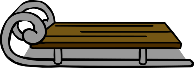 Sled Sprite 005 - Bench - (640x226) Png Clipart Download