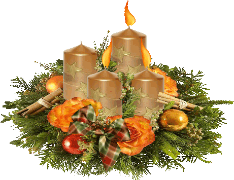 Advent - Adventi Gyertya Gif - (525x418) Png Clipart Download