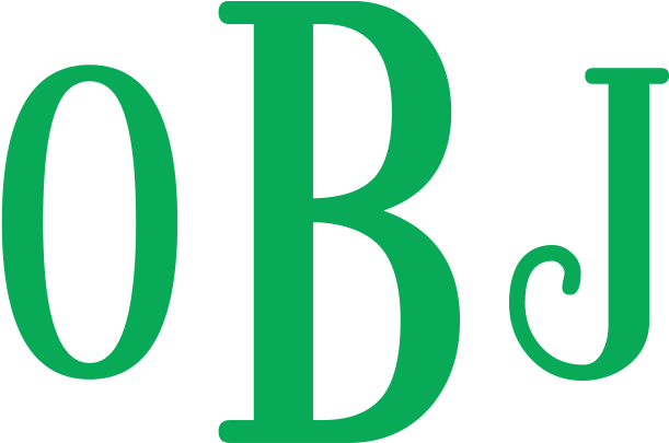 Roman Monogram Vinyl Decal - Decal - (624x404) Png Clipart Download