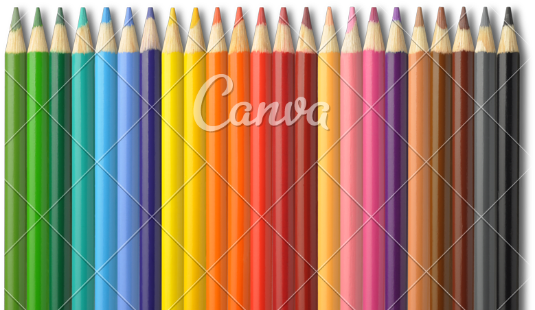 Colorful Pencil Crayons - Photography - (800x592) Png Clipart Download
