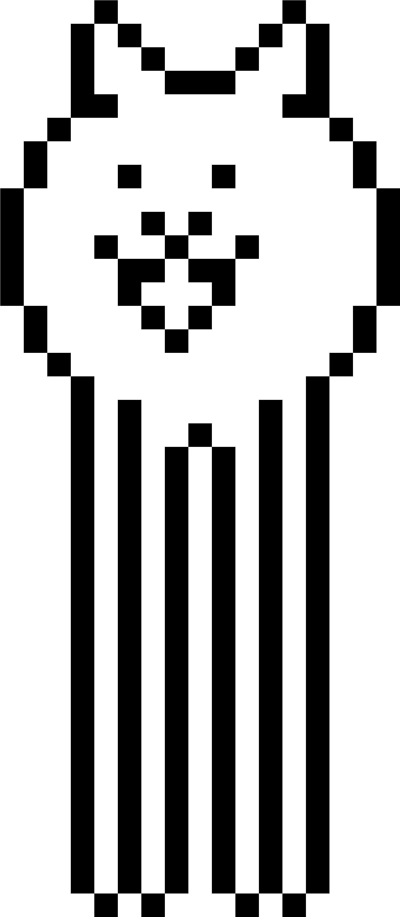 The Battle Cats Gross Cat *by Underpixel* - Pixel Art Sprite Base ...