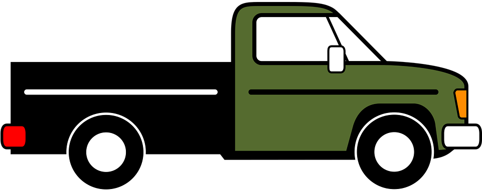 Vektor Mobil Pick Up - (960x480) Png Clipart Download