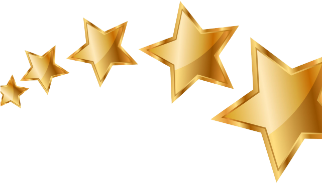 Stars Clipart Translucent - Gold Star Png Transparent - (640x480) Png ...