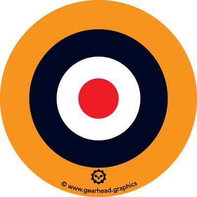 Royal Air Force Roundel - Electricity - (400x400) Png Clipart Download