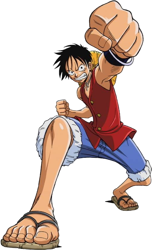 Monkey D Luffy Png Image - Luffy Gum Gum Pistol - (576x898) Png Clipart ...