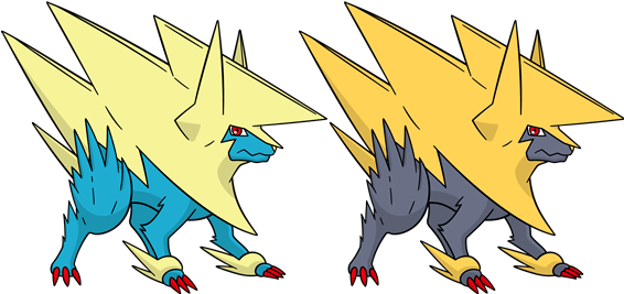 Shiny Megamanectric Dream World By Krocf4 - Mega Electrike - (600x266 ...