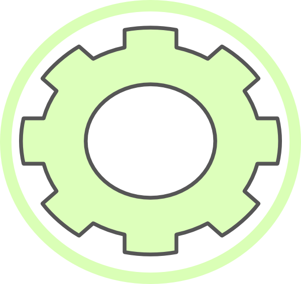 Cog Green Gear Clip Art At Clkercom Vector Online Royalty - Gear ...