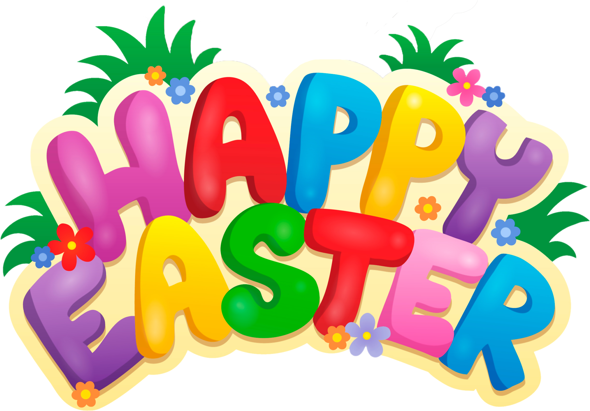 April Clipart - April 1 Easter Day - (2048x1446) Png Clipart Download