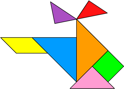 Tangram Helicopter - Helicopteros De Figuras Geometricas - (420x420 ...