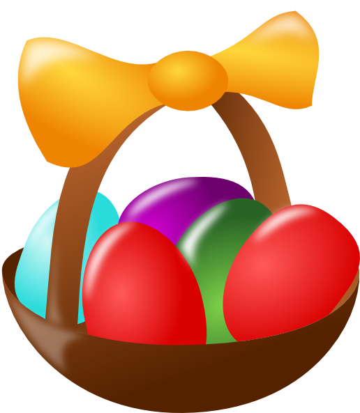 Easter - Egg - Hunt - Clipart - Easter Egg Basket Clip Art - (516x593 ...