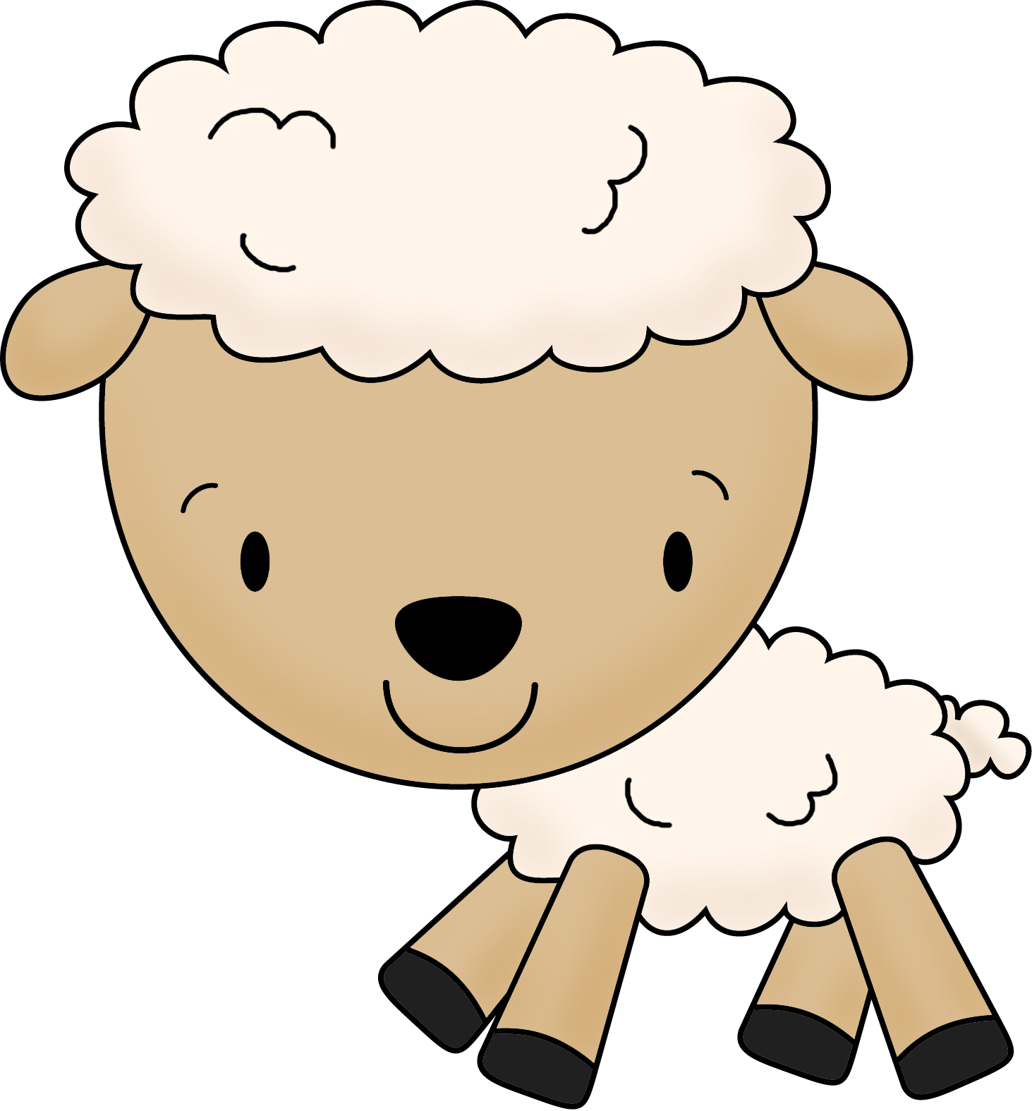 Lamb - Lamb Cartoon Transparent - Full Size PNG Clipart Images Download