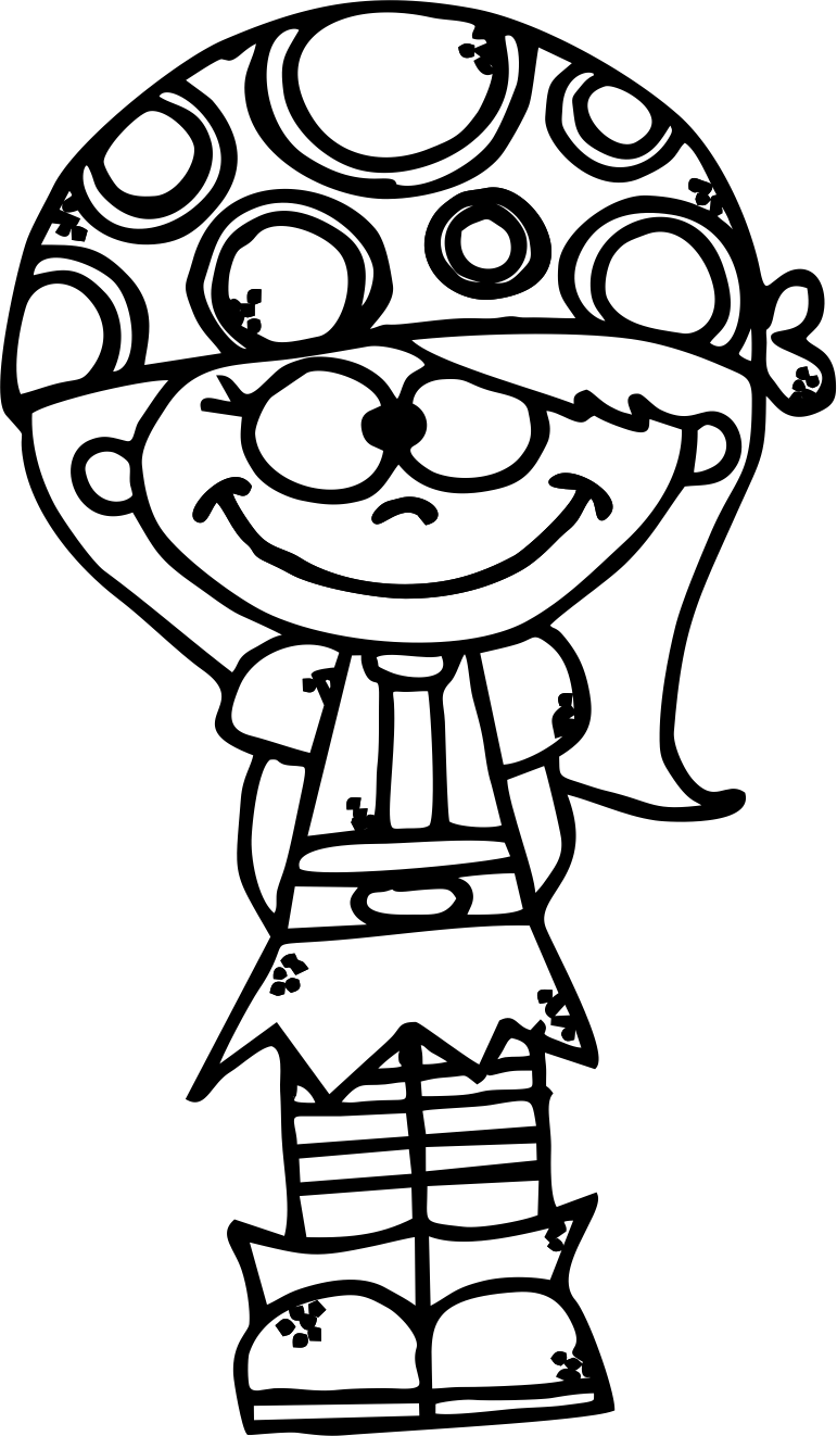 Cute Kids Clipart Freebie - Child - (771x1322) Png Clipart Download