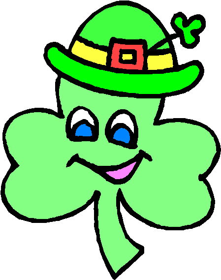 Free Shamrock Clipart - Smiley Face Clip Art - (490x592) Png Clipart ...