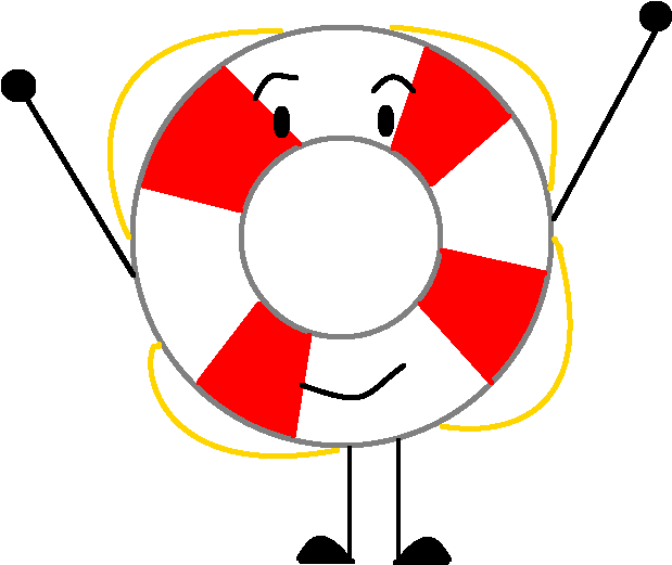 Life Ring By Mewcakes-bfdi - Inanimate Insanity Life Ring - (679x572 ...