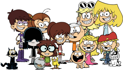 The Loud Family - Loud House Loud Family - (500x285) Png Clipart Download