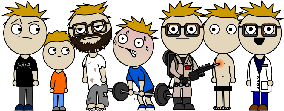 About Me - Cartoon - (960x430) Png Clipart Download
