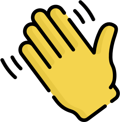 Waving Hand Free Icon - Wave - (512x512) Png Clipart Download