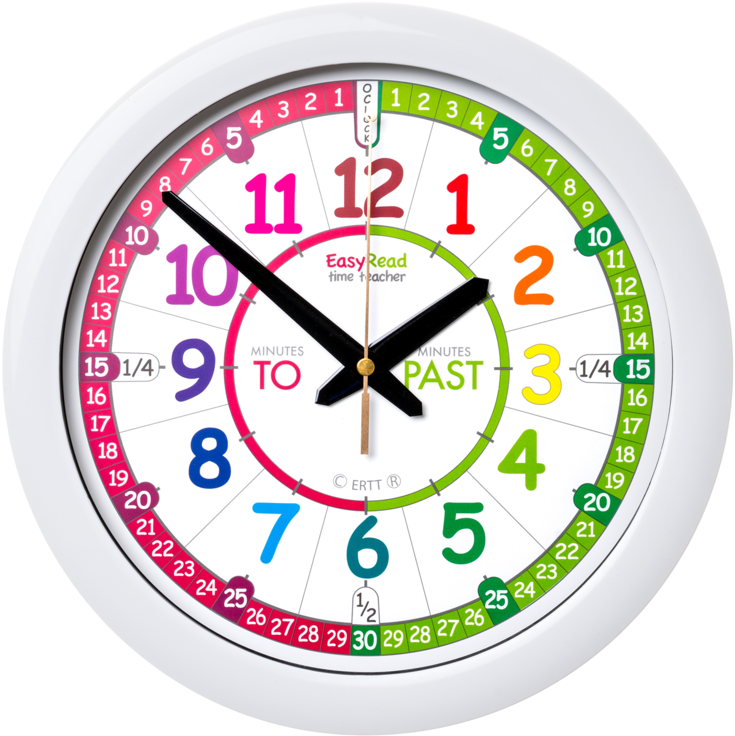 Digital Clock Clipart For Teachers For Kids - Easy Read Time Teacher ...