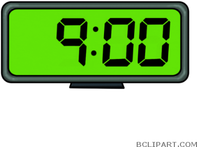 Digital Clock Tools Free Clipart Images Bclipart - Digital Clock 9 00 ...