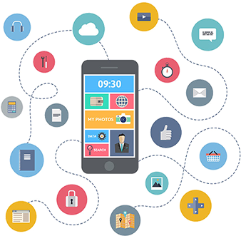 Mobile Technology - Mobile App Vector - (400x400) Png Clipart Download