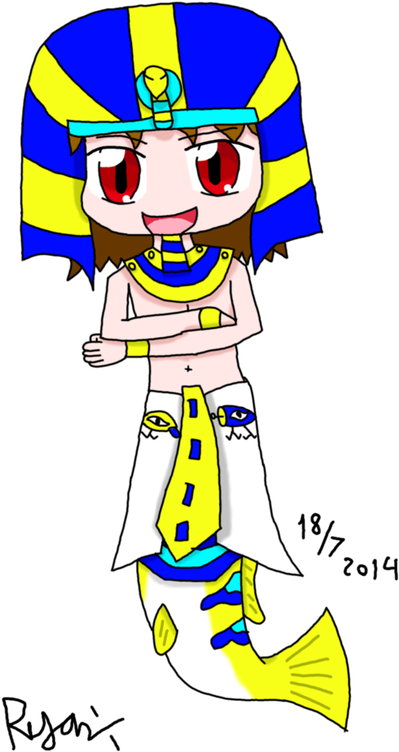 Pharaoh Perch - Cartoon - (669x1192) Png Clipart Download