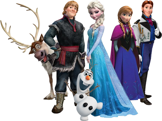 Frozen Clipart - Frozen Characters Png Hd - (699x526) Png Clipart Download