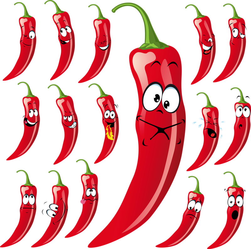 Album - Cartoon Chili Pepper - (800x794) Png Clipart Download