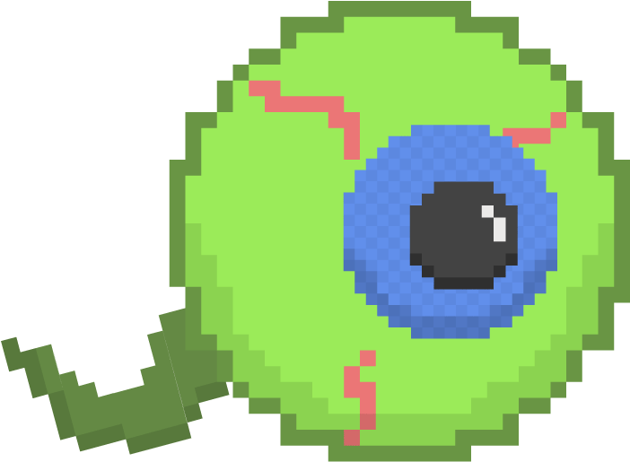 Septiceye Sam Pixel Art Grid - (932x653) Png Clipart Download