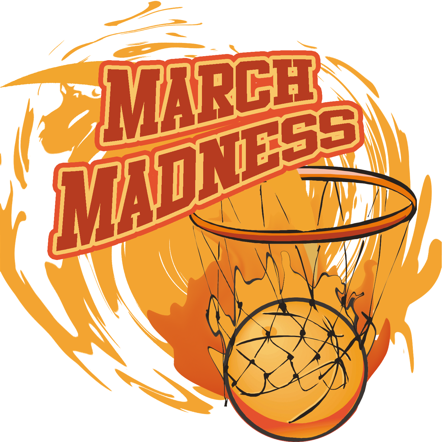 Clip Art For March Madness Basketball Download - Ncaa March Madness T ...