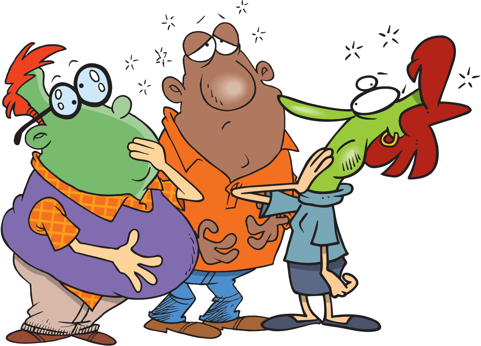 Cartoon Throwing Up - (1594x1148) Png Clipart Download