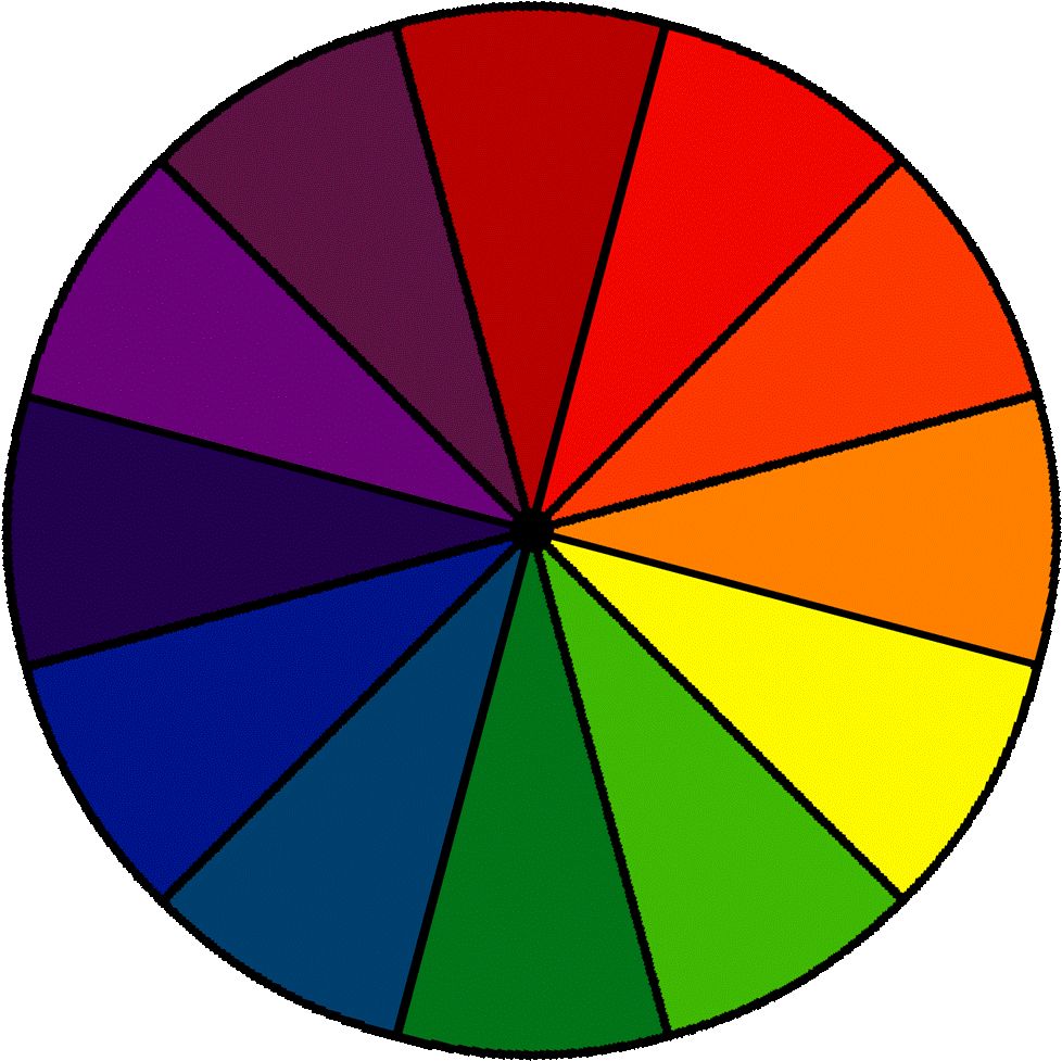 Free Printable Color Wheel - (1134x1134) Png Clipart Download