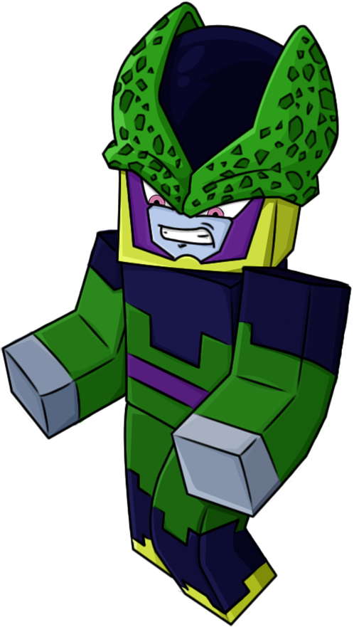 Minecraft Character Renders - Cartoon - (550x928) Png Clipart Download