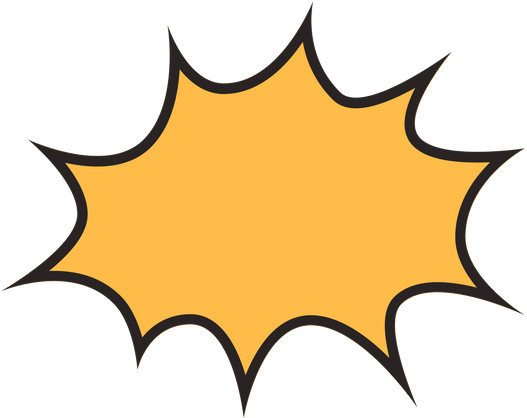 Comic Pow Png - Vector Graphics - (530x530) Png Clipart Download