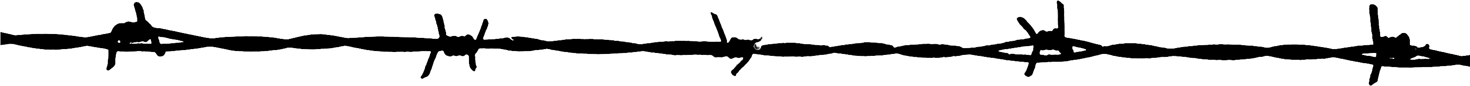 Flat Barb Wire Png Png Images - Dagger - (3008x223) Png Clipart Download